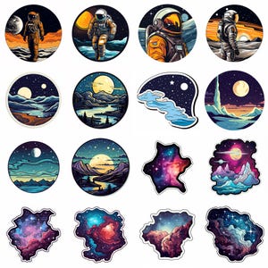 180 Space Clipart Images Rocket PNG Sticker Astronaut Design Space ...