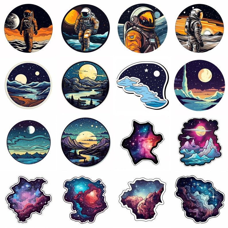 180 Space Clipart Images Rocket PNG Sticker Astronaut Design Space ...