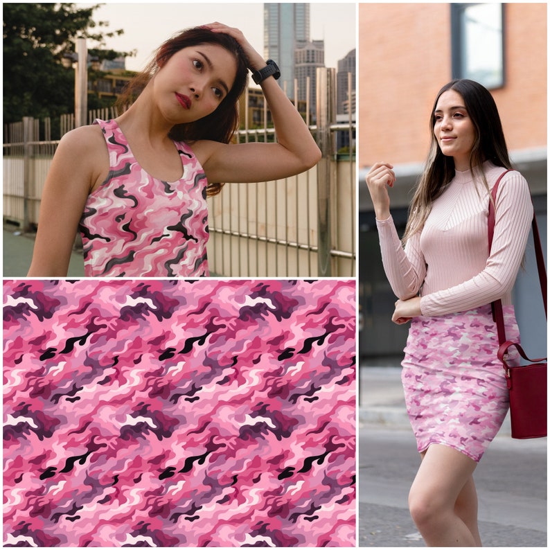 155 Pink Camo Patterns Seamless Patterns Endless Camouflage Pattern ...