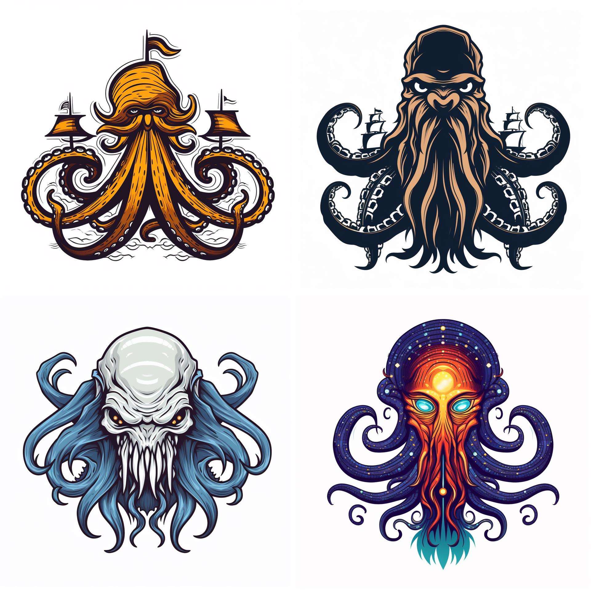 45 Cthulhu Clipart Images Kraken PNG Sticker Cthulhu Design Kraken ...