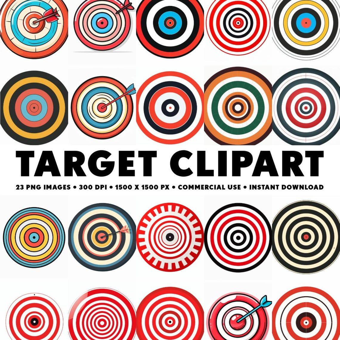 23 Target Clipart Images Bullseye PNG Aiming Sticker White Background ...