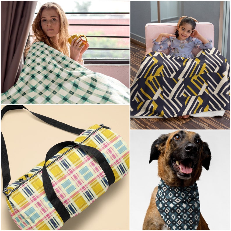 30 Plaid Patterns Plaid Seamless Pattern Stripe Repeatable Checkered ...