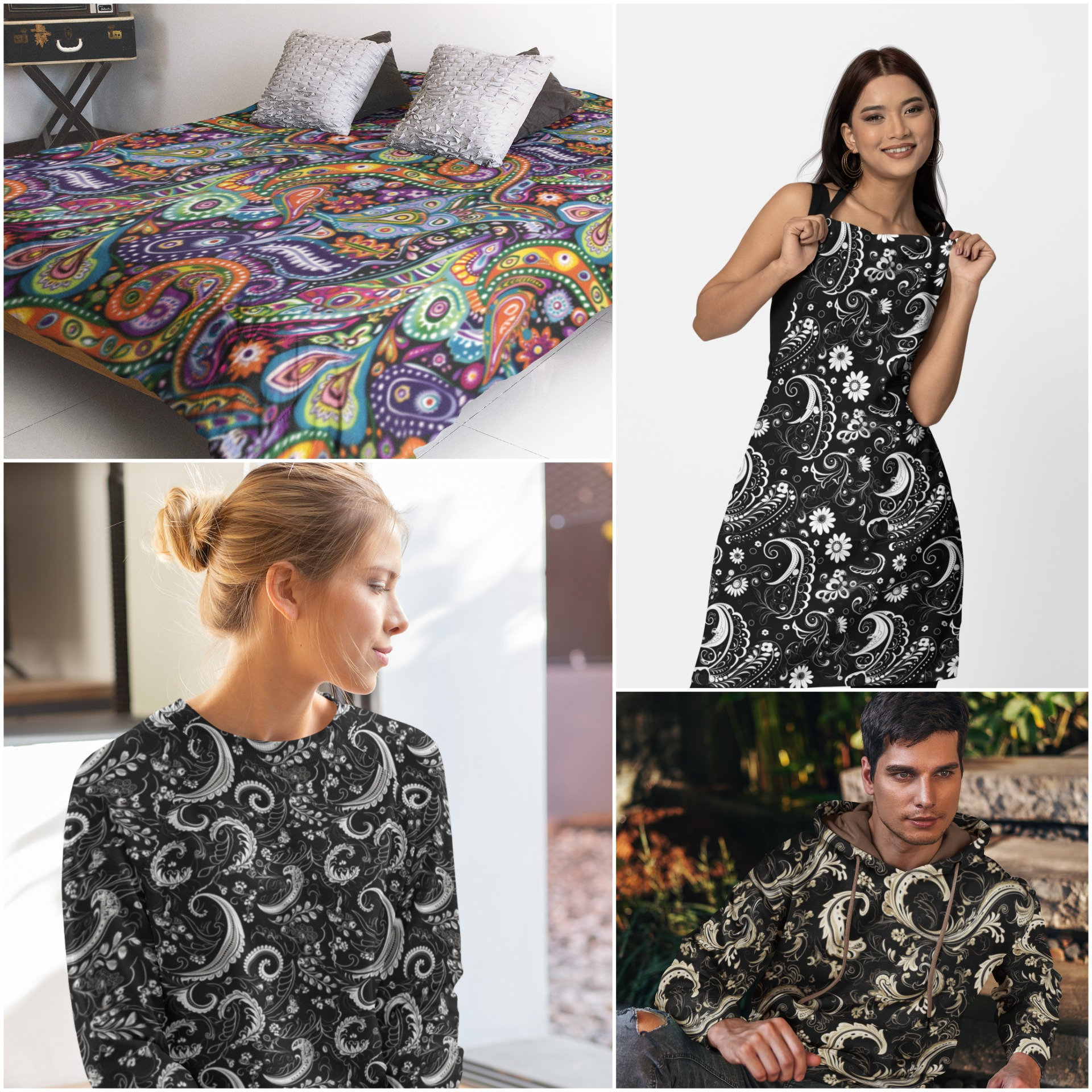 24 Paisley Patterns Seamless Paisley Patterns Classic Repeatable ...