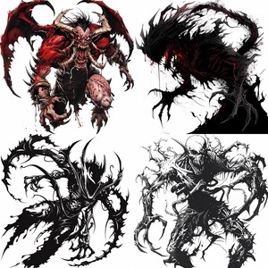 60 Hellspawn Clipart Images Demon PNG Sticker Demonic Design Spawn ...