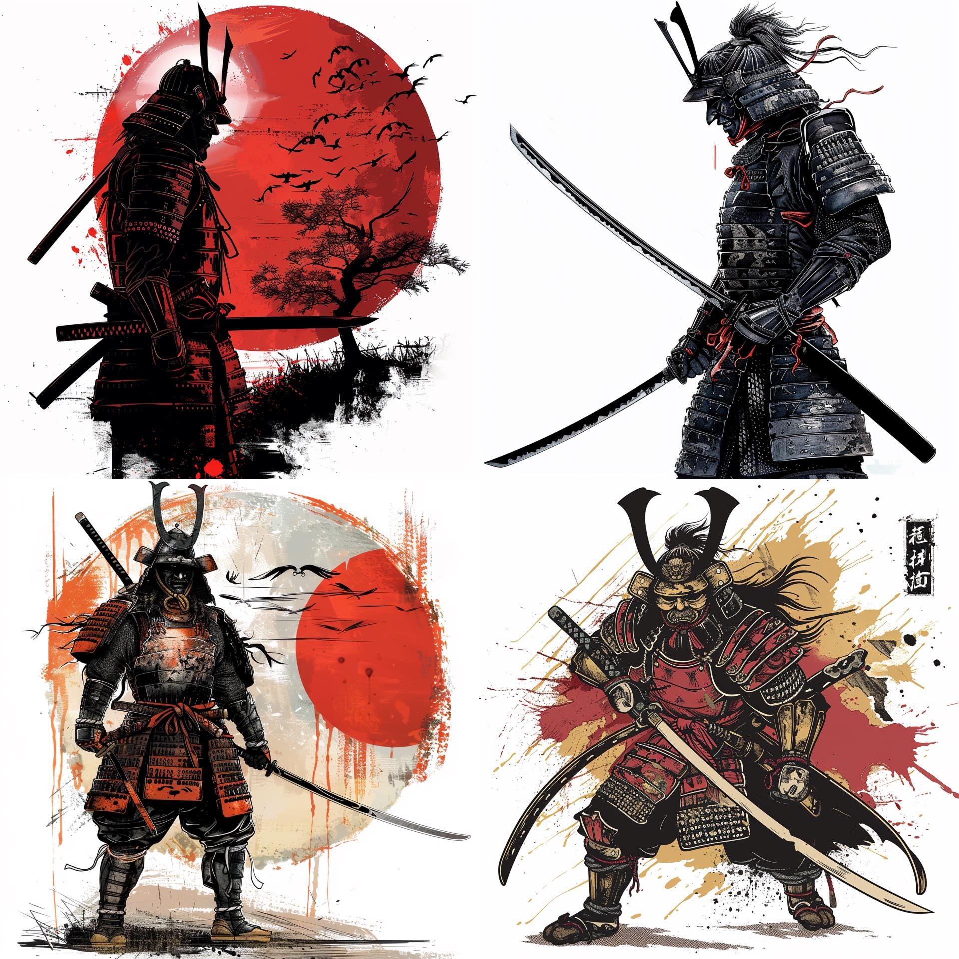 48 Samurai Clipart Images Katana PNG Sticker Samurai Design Katana ...