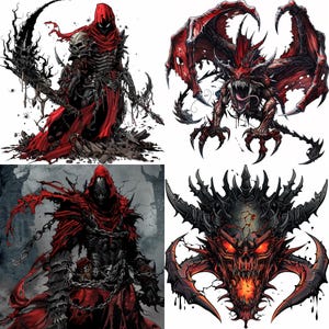 60 Hellspawn Clipart Images Demon PNG Sticker Demonic Design Spawn ...