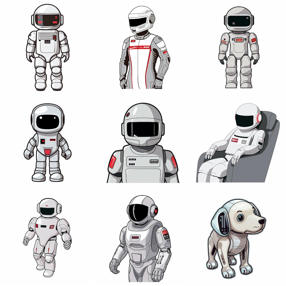 122 Robot Clipart Images Robot PNG Sticker Technology Design Robotic ...