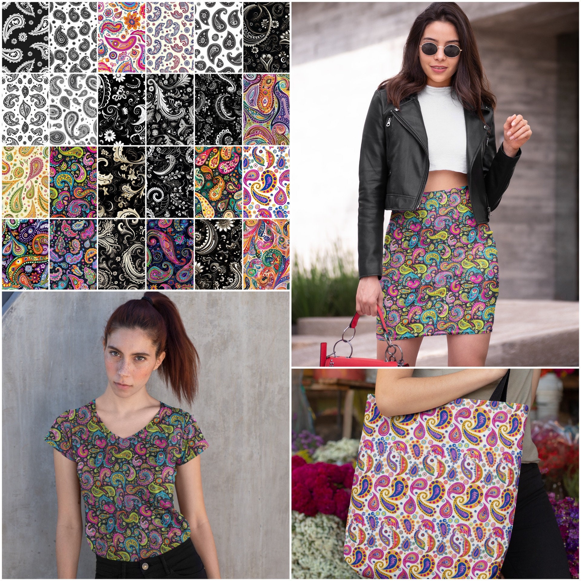 24 Paisley Patterns Seamless Paisley Patterns Classic Repeatable ...