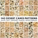 140 Desert Camo Patterns Sand Seamless Endless Camouflage Pattern ...