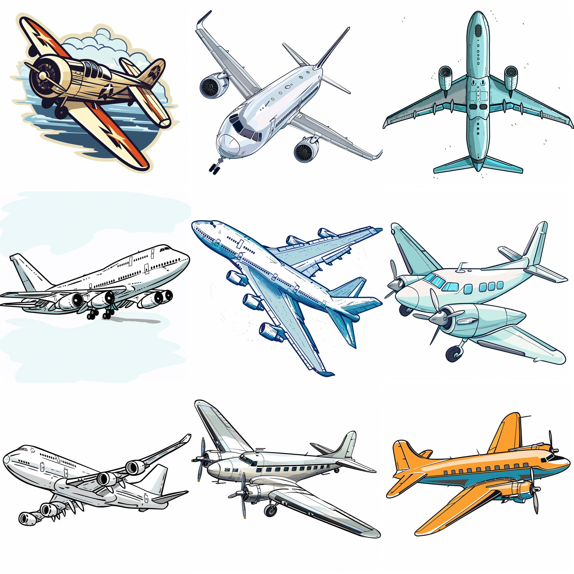 111 Aircraft Clipart Images Airplane PNG Sticker Helicopter Design ...