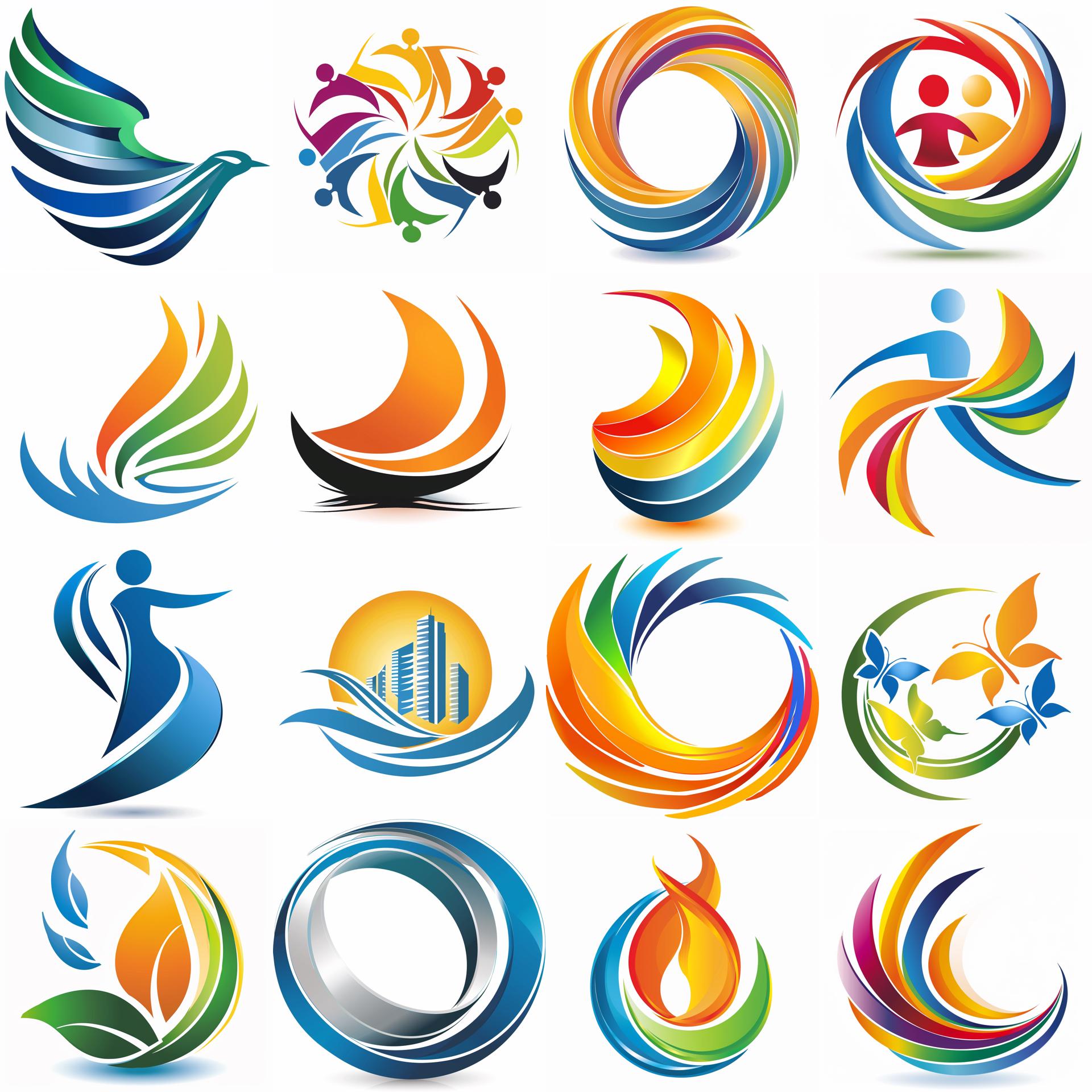 76 Logo & Symbol Clipart Images Logo PNG Symbol Design Sticker White ...