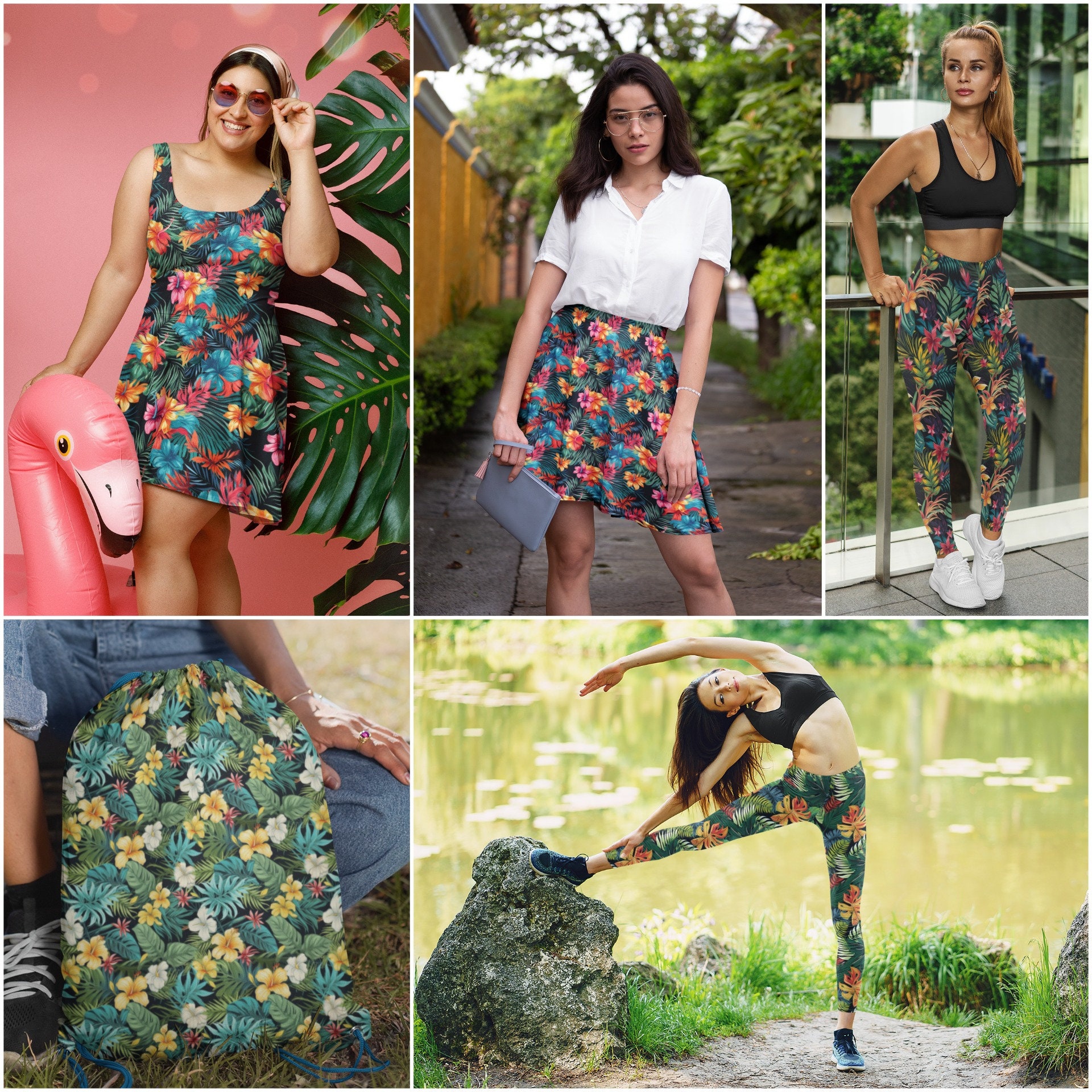 24 Tropical Patterns Flower Seamless Tropical Patterns Repeatable ...
