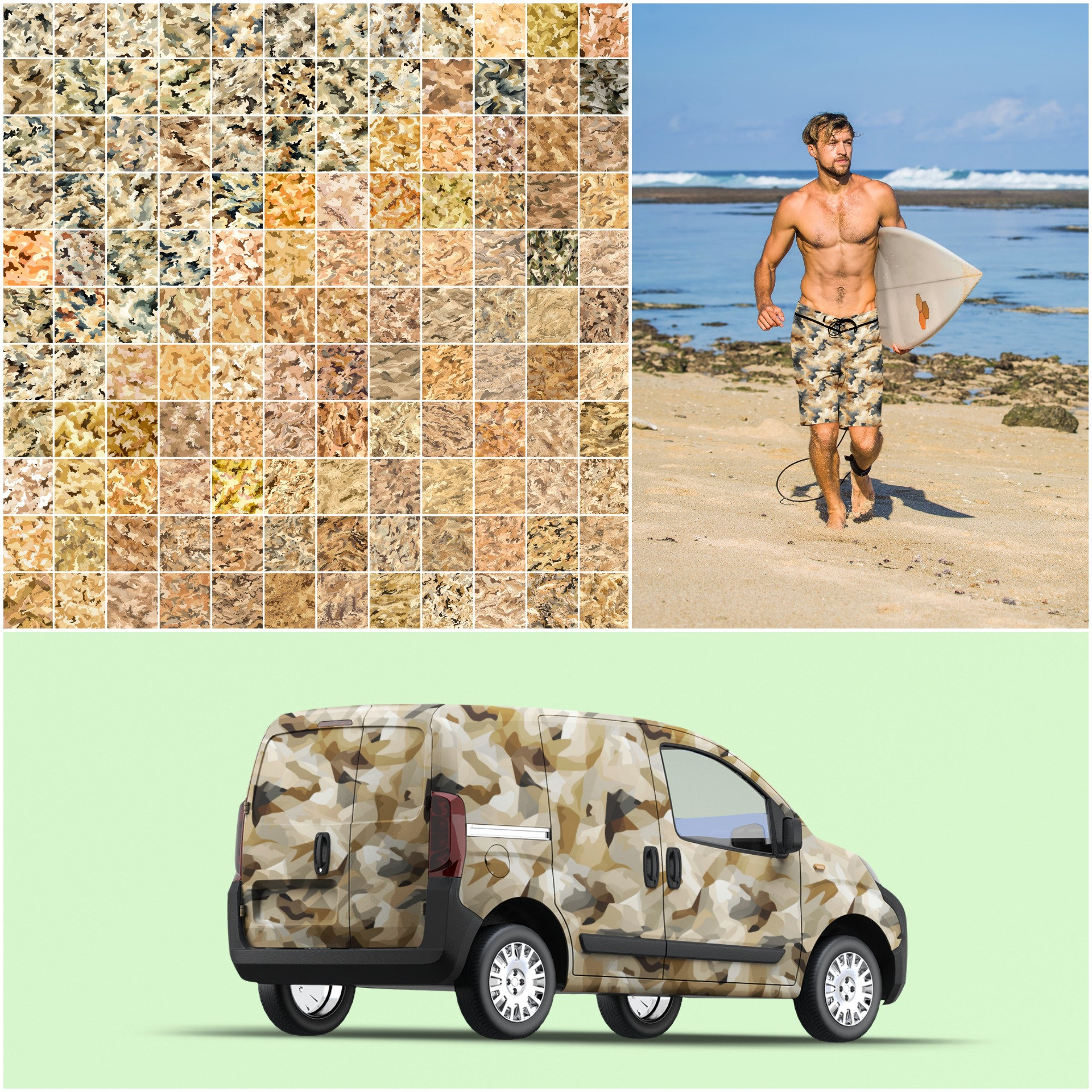 140 Desert Camo Patterns Sand Seamless Endless Camouflage Pattern ...