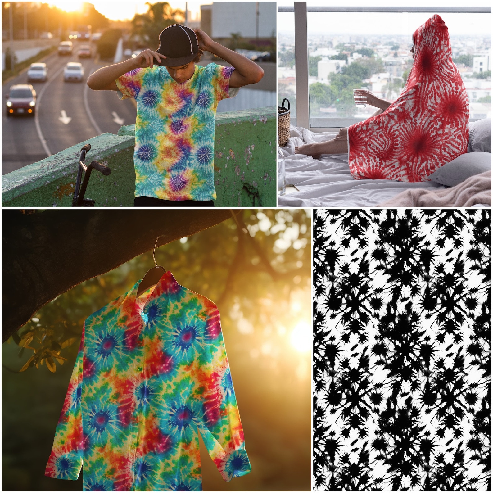 68 Tie Dye Patterns Trippy Seamless Rainbow Patterns Splatter ...