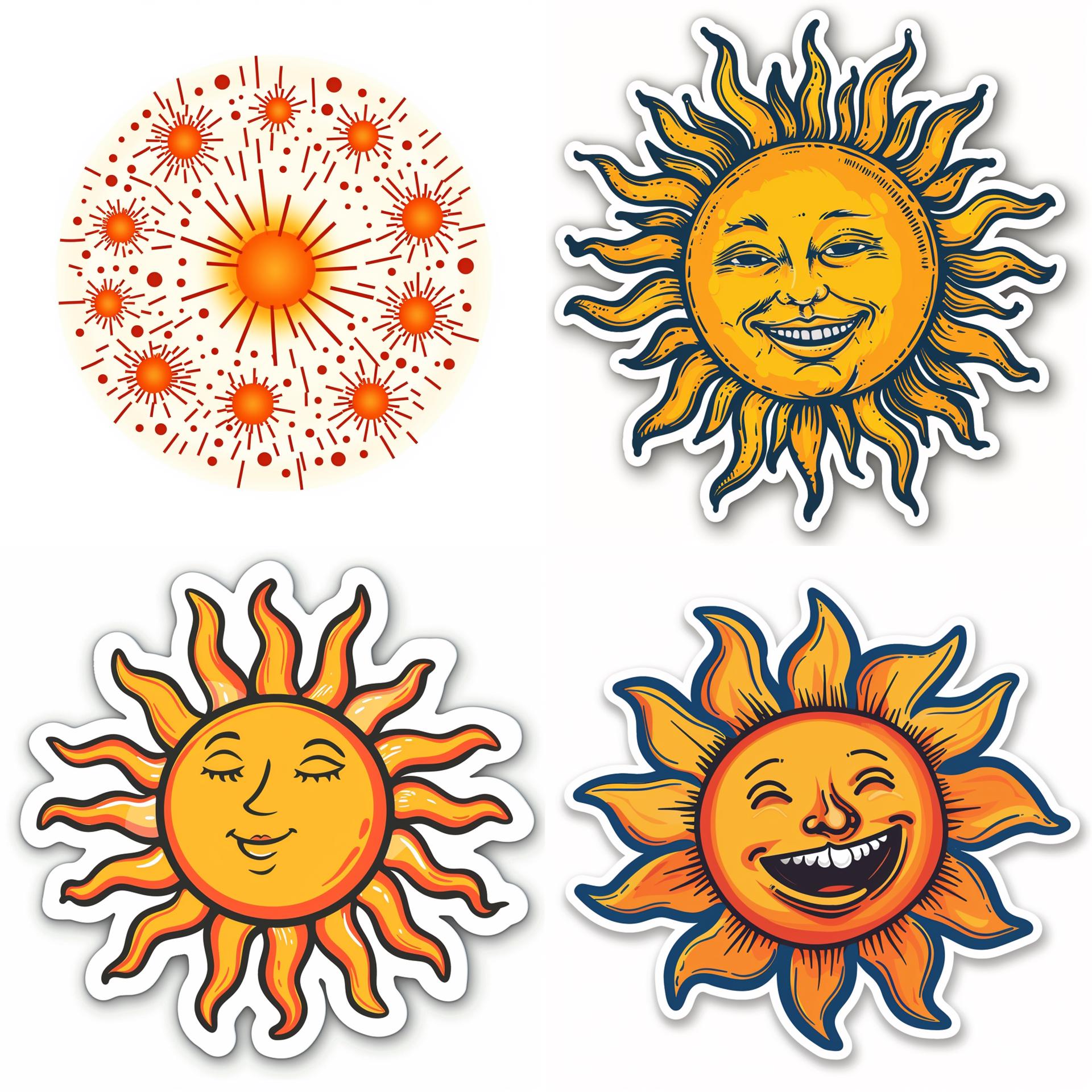 50 Sun Clipart Images Sunshine PNG Sticker Nature Design Outdoor ...