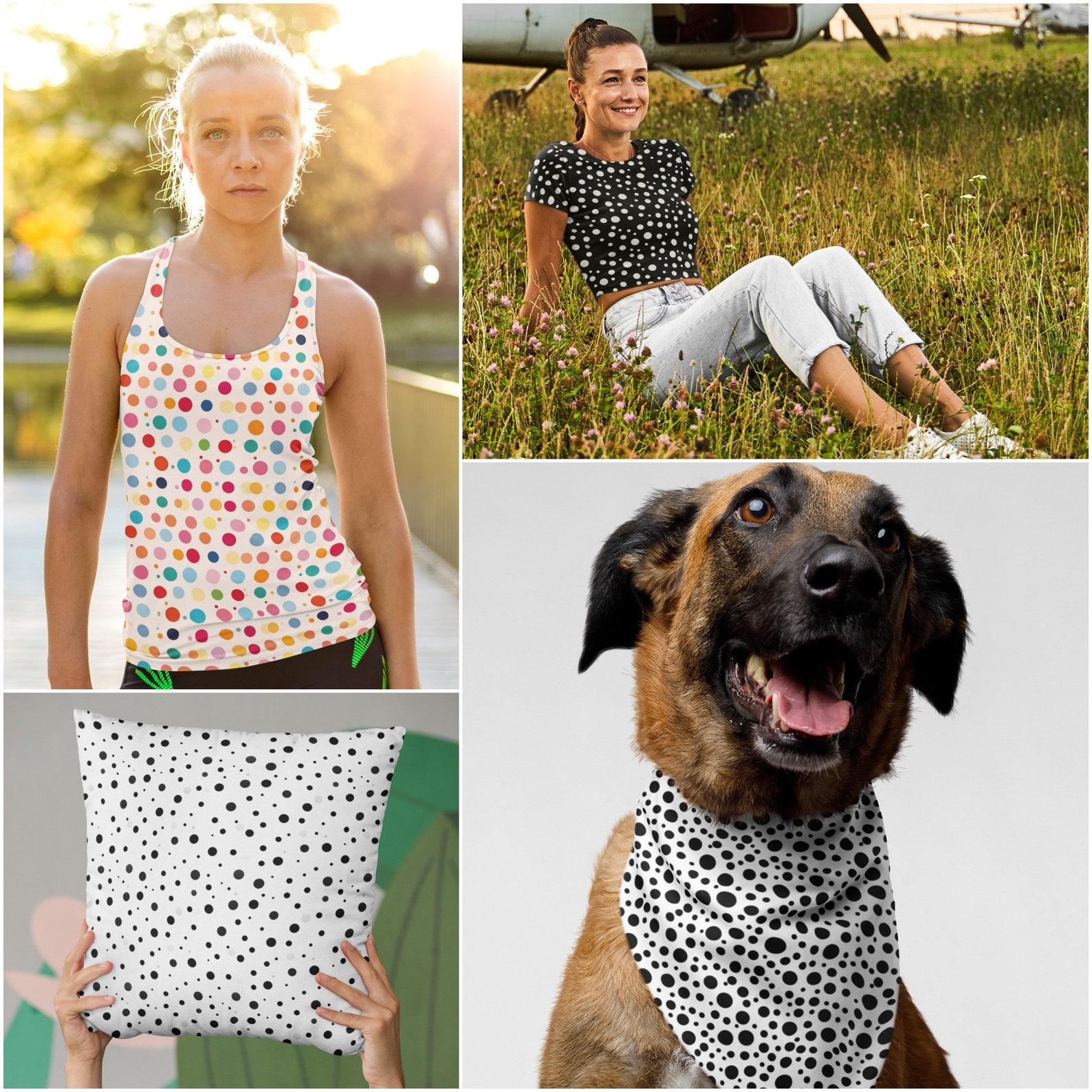 80 Polka Dot Patterns Seamless Dotted Patterns Repeatable Dot Pattern ...