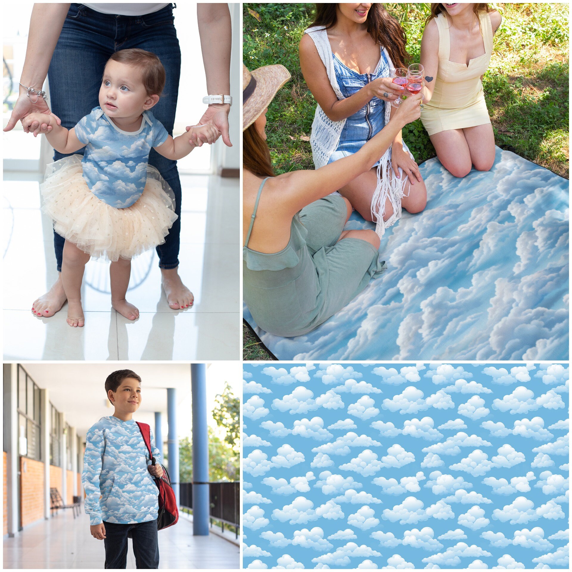 18 Cloud Patterns Sky Seamless Patterns Cloud Repeatable Pattern Cloud ...