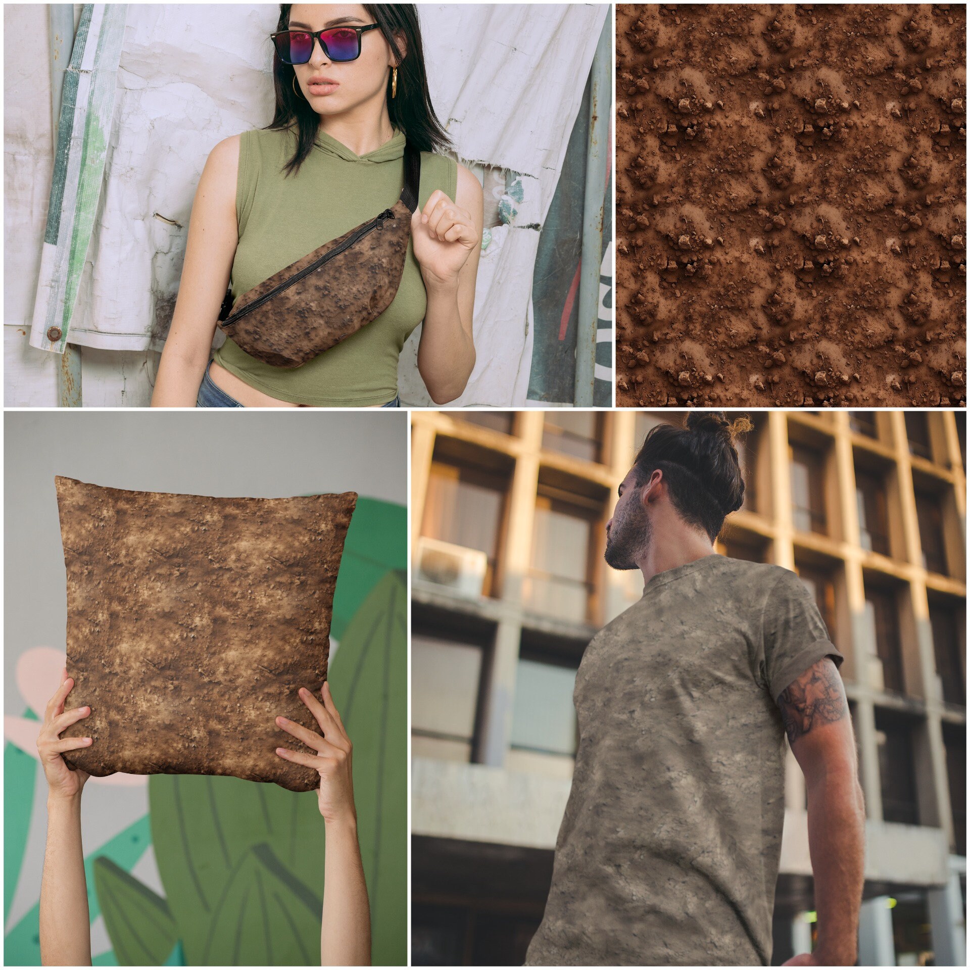 24 Dirt Patterns Soil Seamless Patterns Mud Repeatable Ground Pattern ...