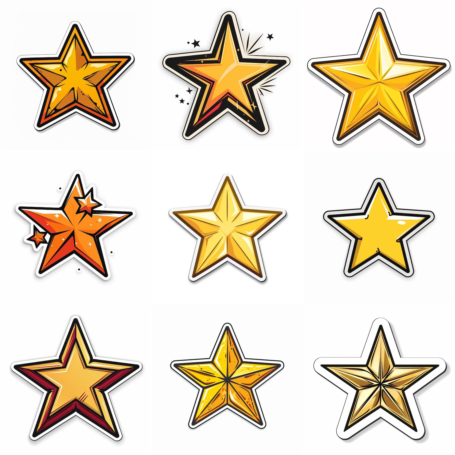 88 Star Clipart Images Star PNG Sticker Star Design Space Illustration ...