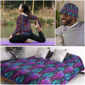 44 Neon Abstract Patterns Neon Seamless Pattern Neon Endless Rainbow ...