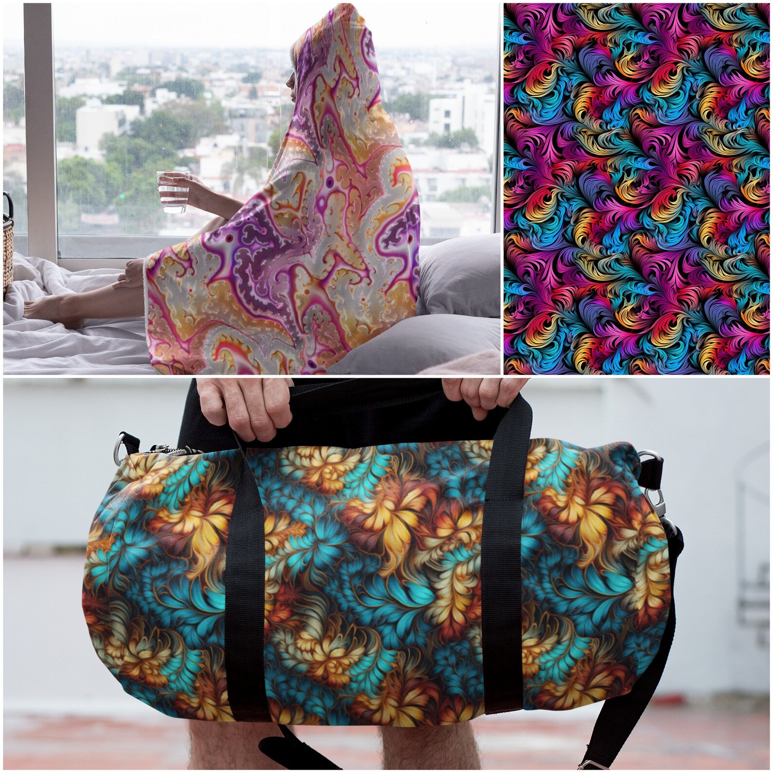 41 Fractal Patterns Golden Ratio Seamless Patterns Fractal Repeatable ...