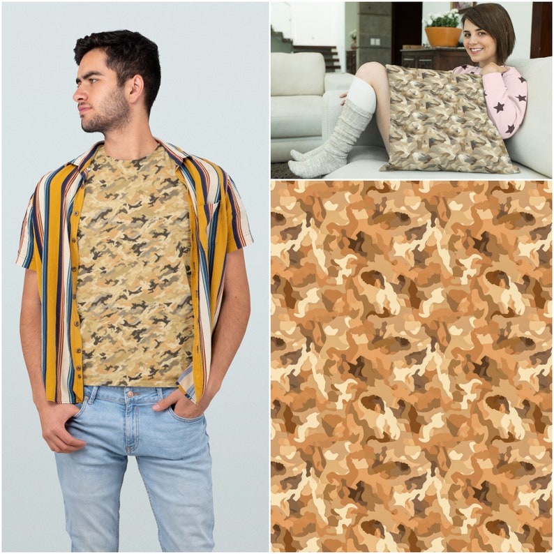 140 Desert Camo Patterns Sand Seamless Endless Camouflage Pattern ...