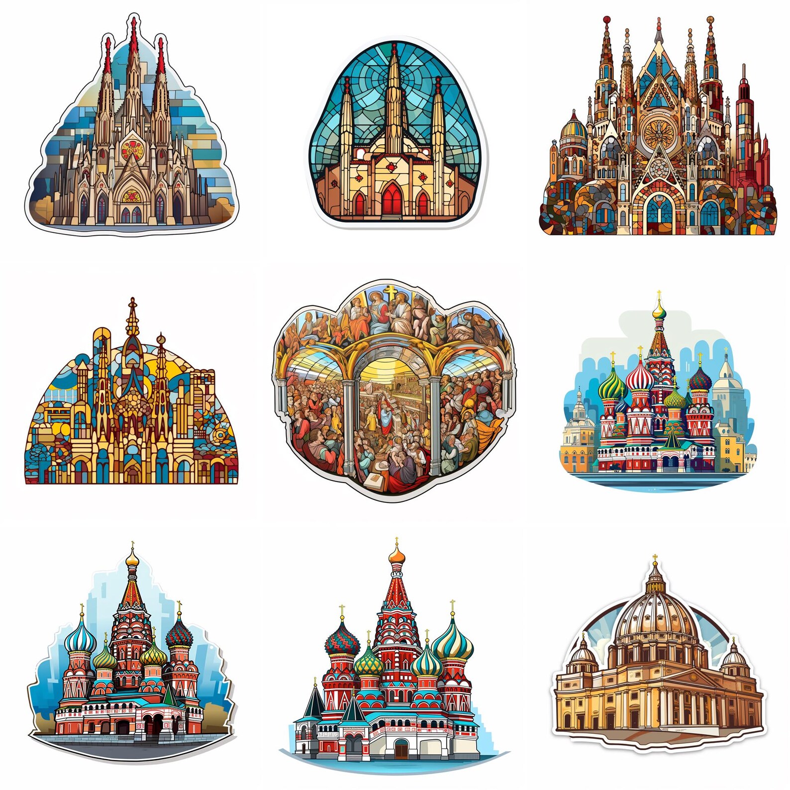 103 Church Clipart Images Temple PNG Sticker Design Mosque White ...