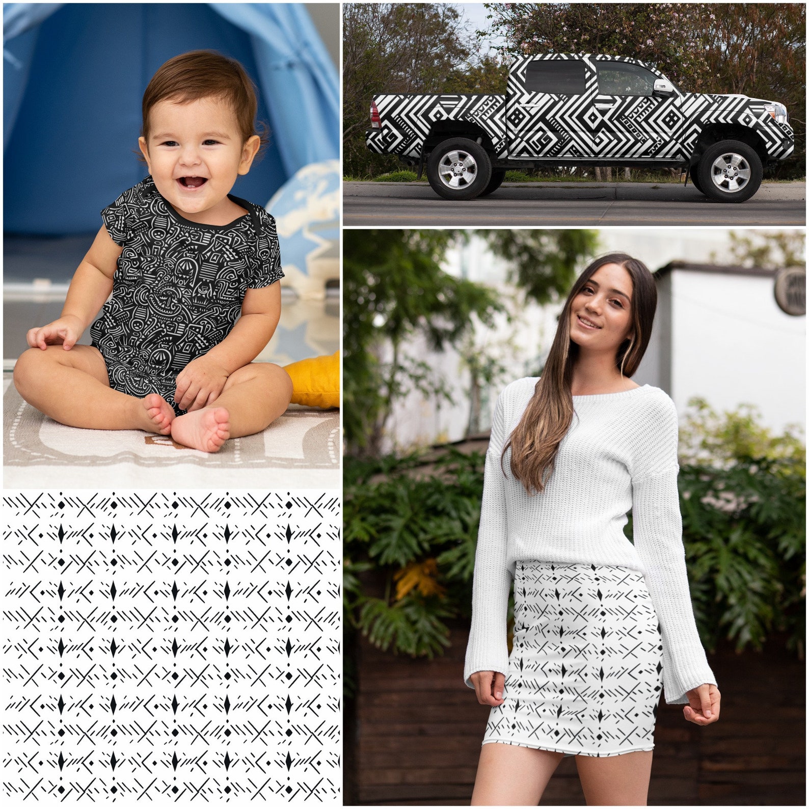 55 Tribal Patterns Seamless Tribal Patterns Endless Tribal Pattern ...