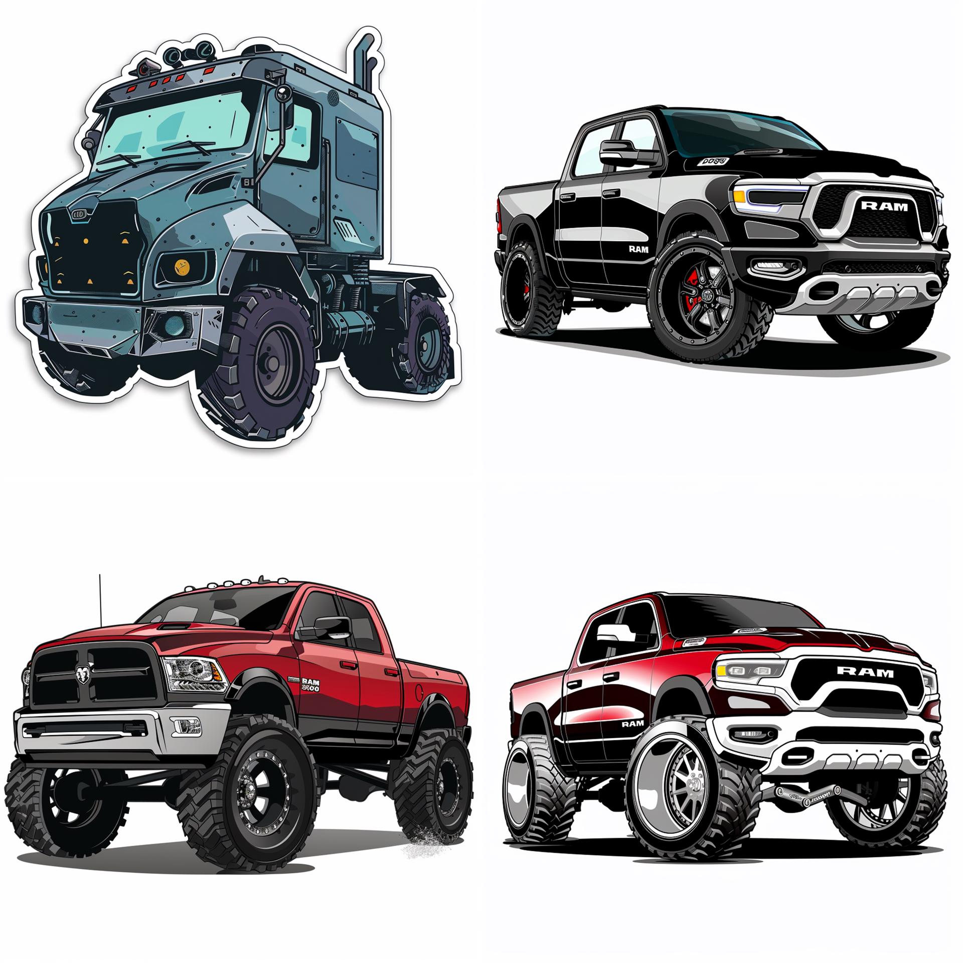 79 Truck Clipart Images Pickup Truck PNG Sticker Classic Truck Design ...