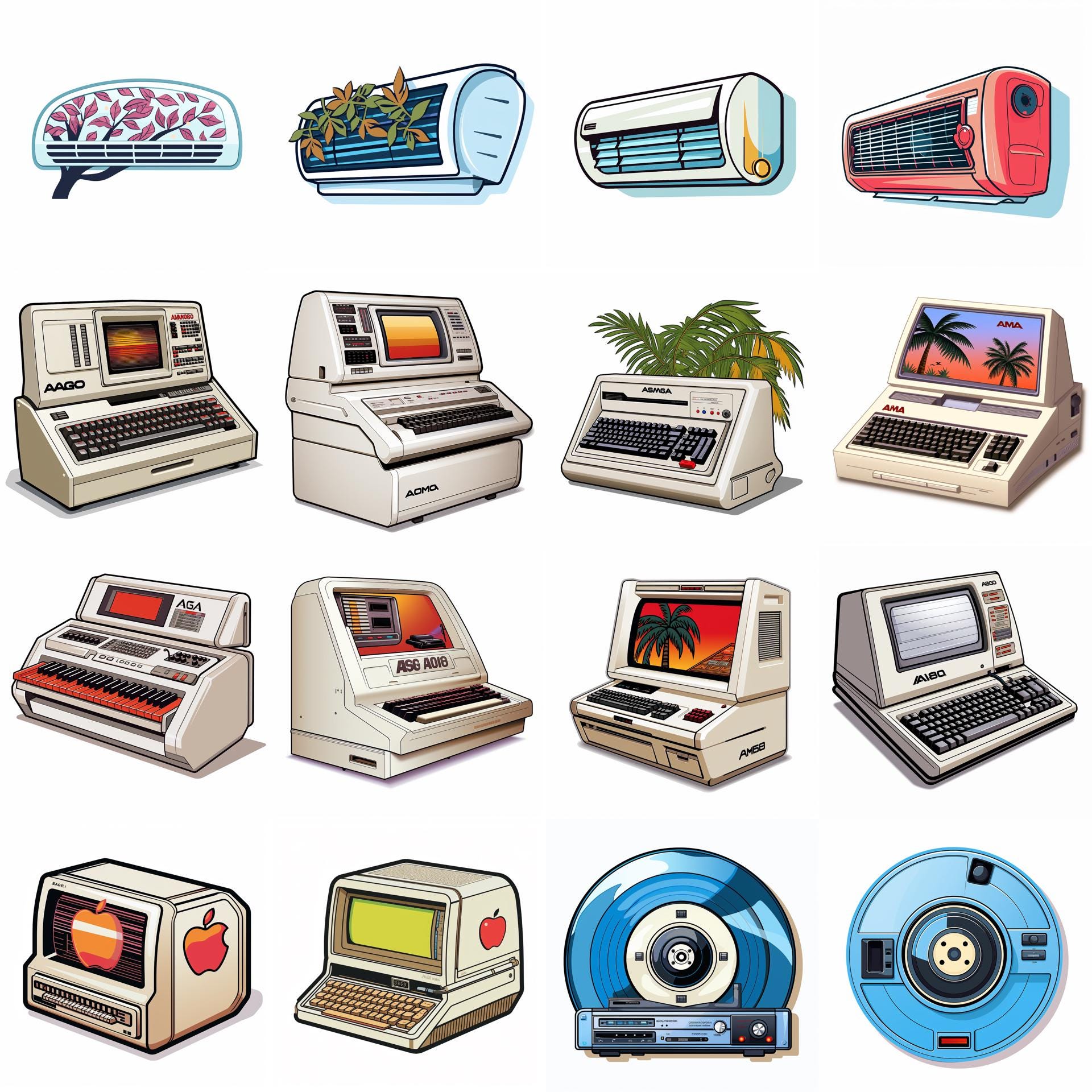 212 Technology Clipart Images Appliance PNG Sticker Technology Design Computer Illustrations ...