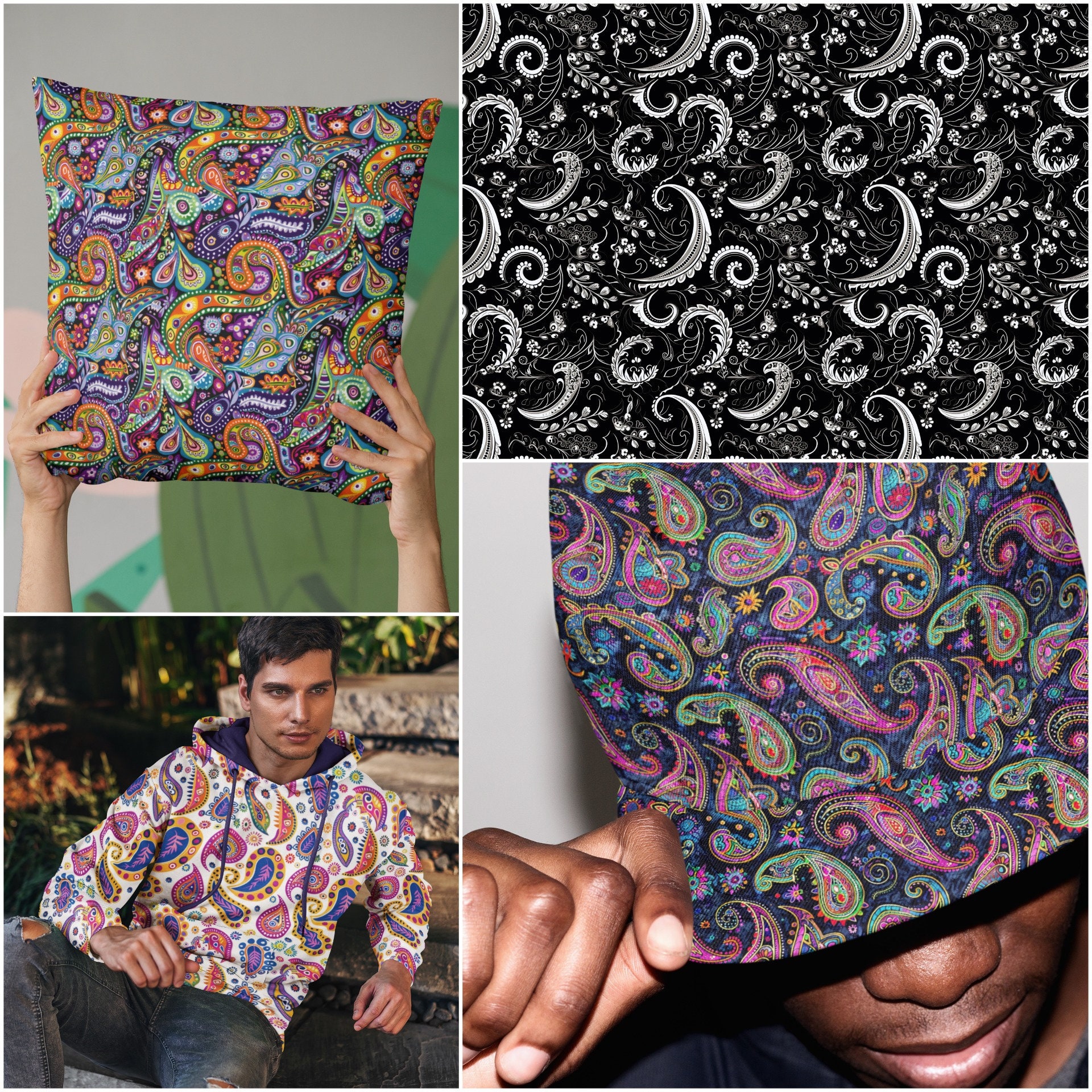 24 Paisley Patterns Seamless Paisley Patterns Classic Repeatable ...