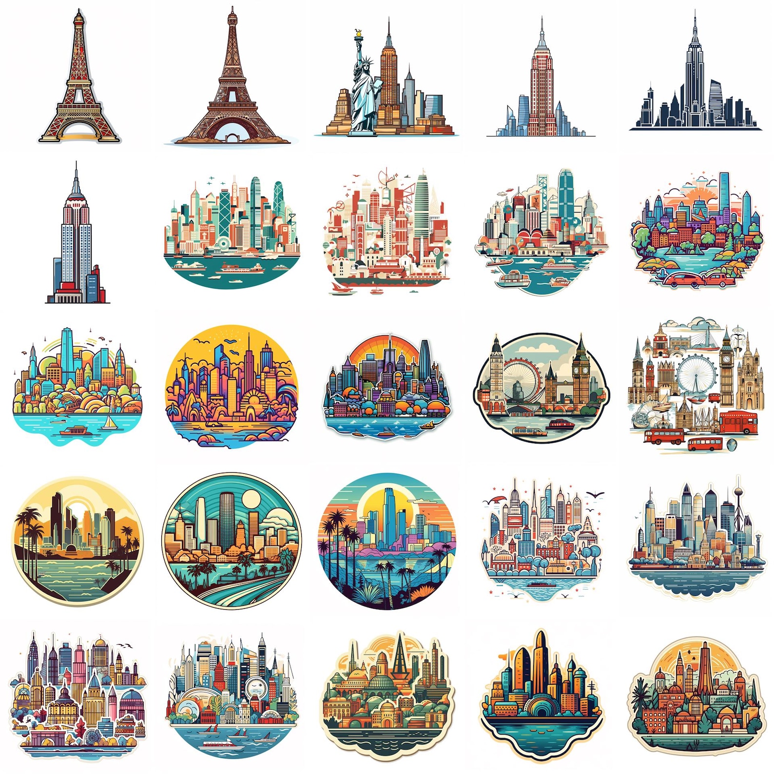 277 City & Building Clipart Images Skycraper PNG Building Sticker ...