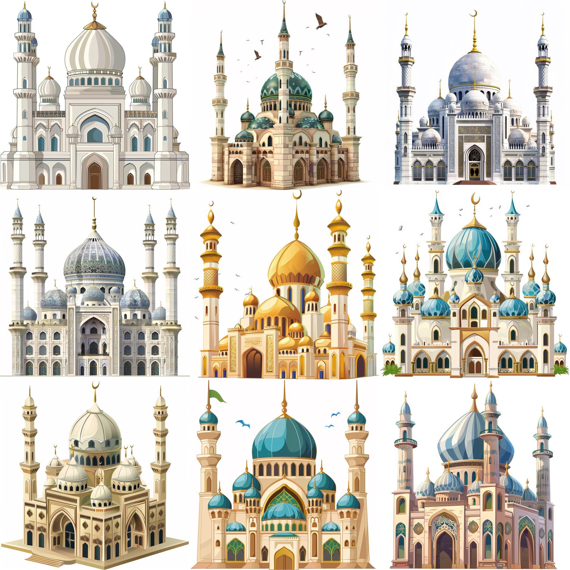 103 Church Clipart Images Temple PNG Sticker Design Mosque White ...