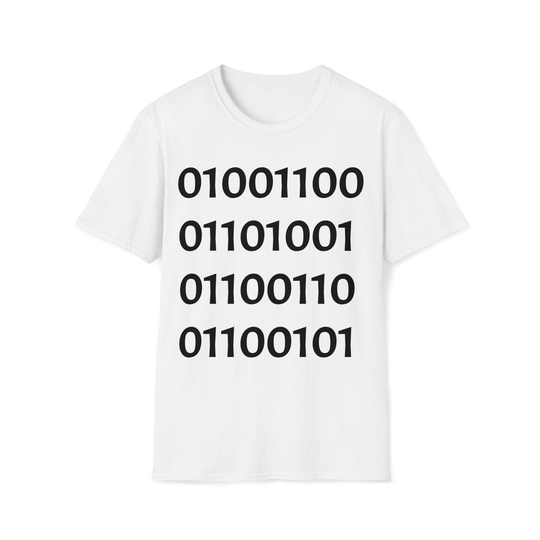 Binary Life T-shirt Decode Your Style Geek Chic Binary Life - Etsy