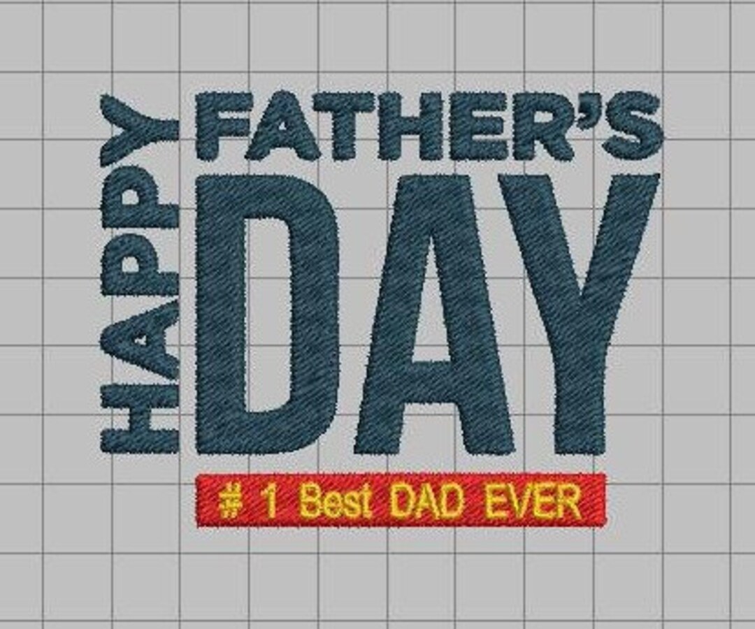 Hap. Fat. Day Embroidery Design. Hap. Fat. Day Digital Design. - Etsy