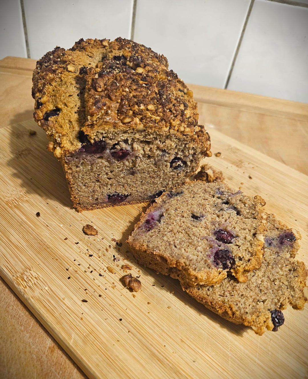 Healthy Sugar Free Banana Blueberry Walnut Bread Recipe - Etsy