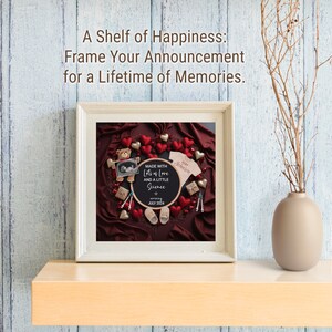 Valentines Day IVF Pregnancy Announcement Digital Valentine's Day IUI ...