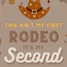 Rodeo Theme Birthday Invite, Second Birthday, Customizable Ain't My ...