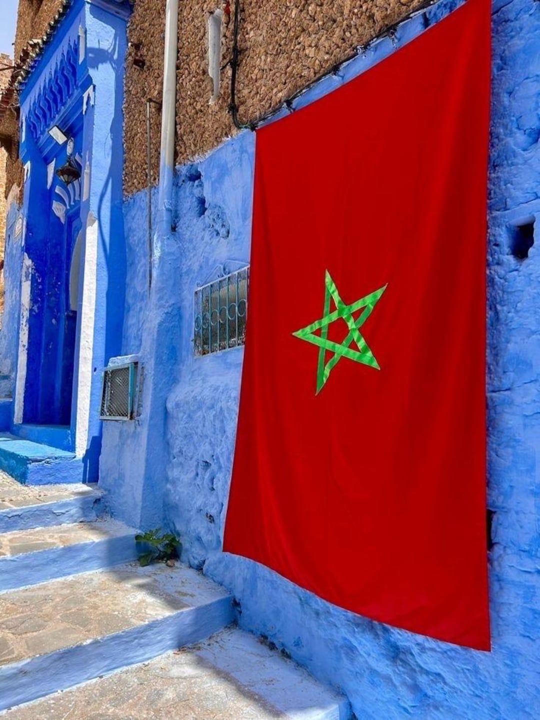Large Moroccan Flag - Party, Wall Decoration, Supporter, Event - New ...