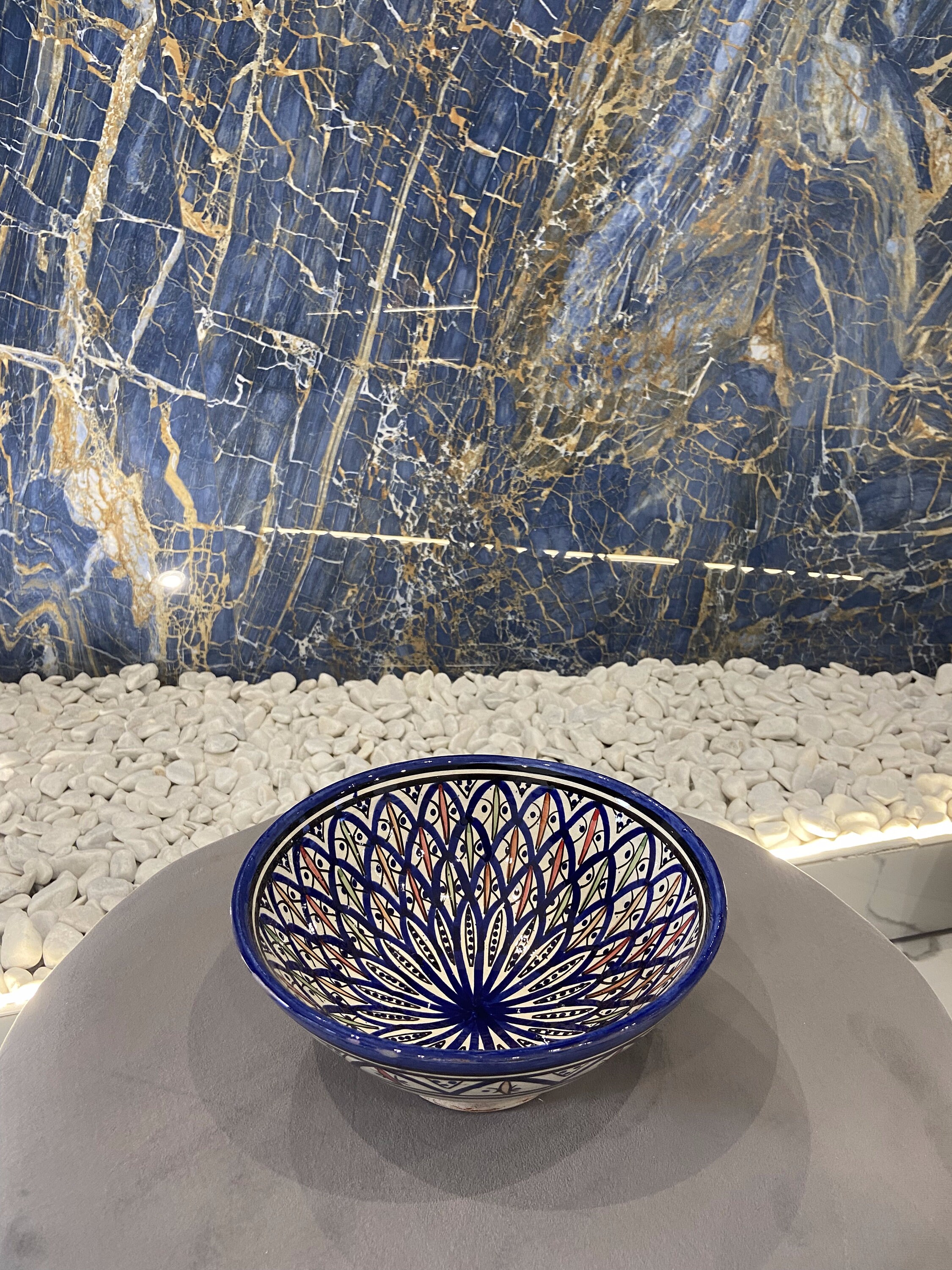 Berber Ceramic Salad Bowl From Safi moroccan Handmade and Hand Painted ...