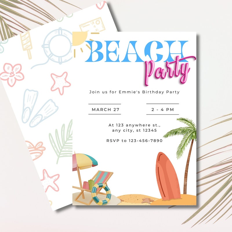 Beach Party - Etsy