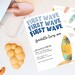First Wave Invitation Summer First Birthday Party Surfer Birthday Party ...