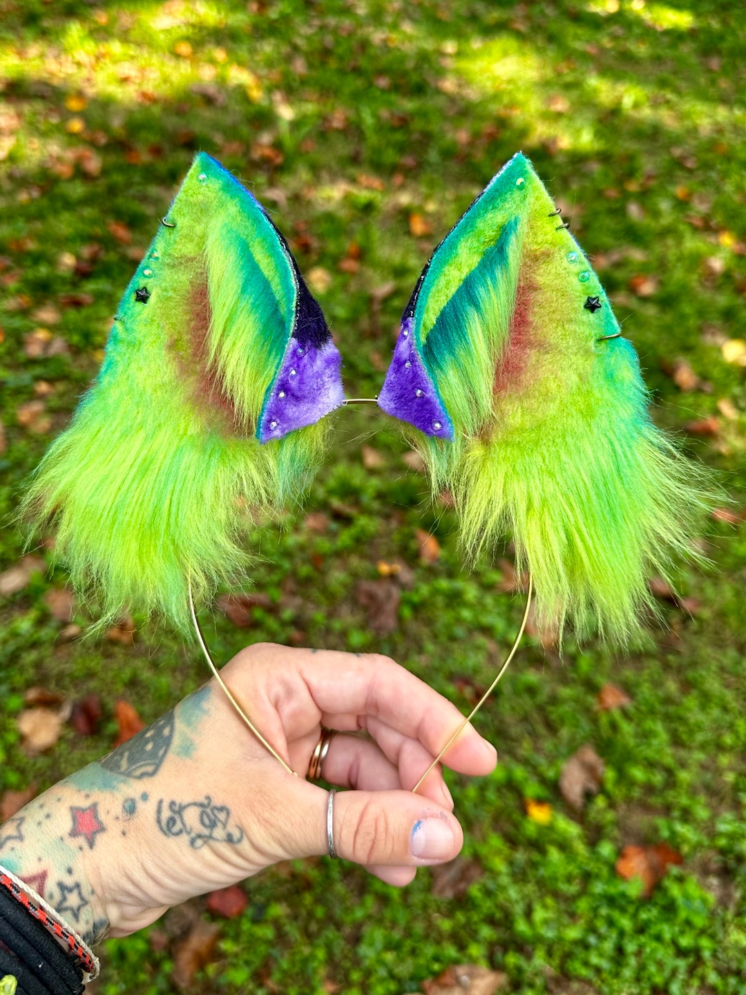 Cosplay Costume Beetlejuice Neon Green Halloween Spooky Sandworm Wolf ...