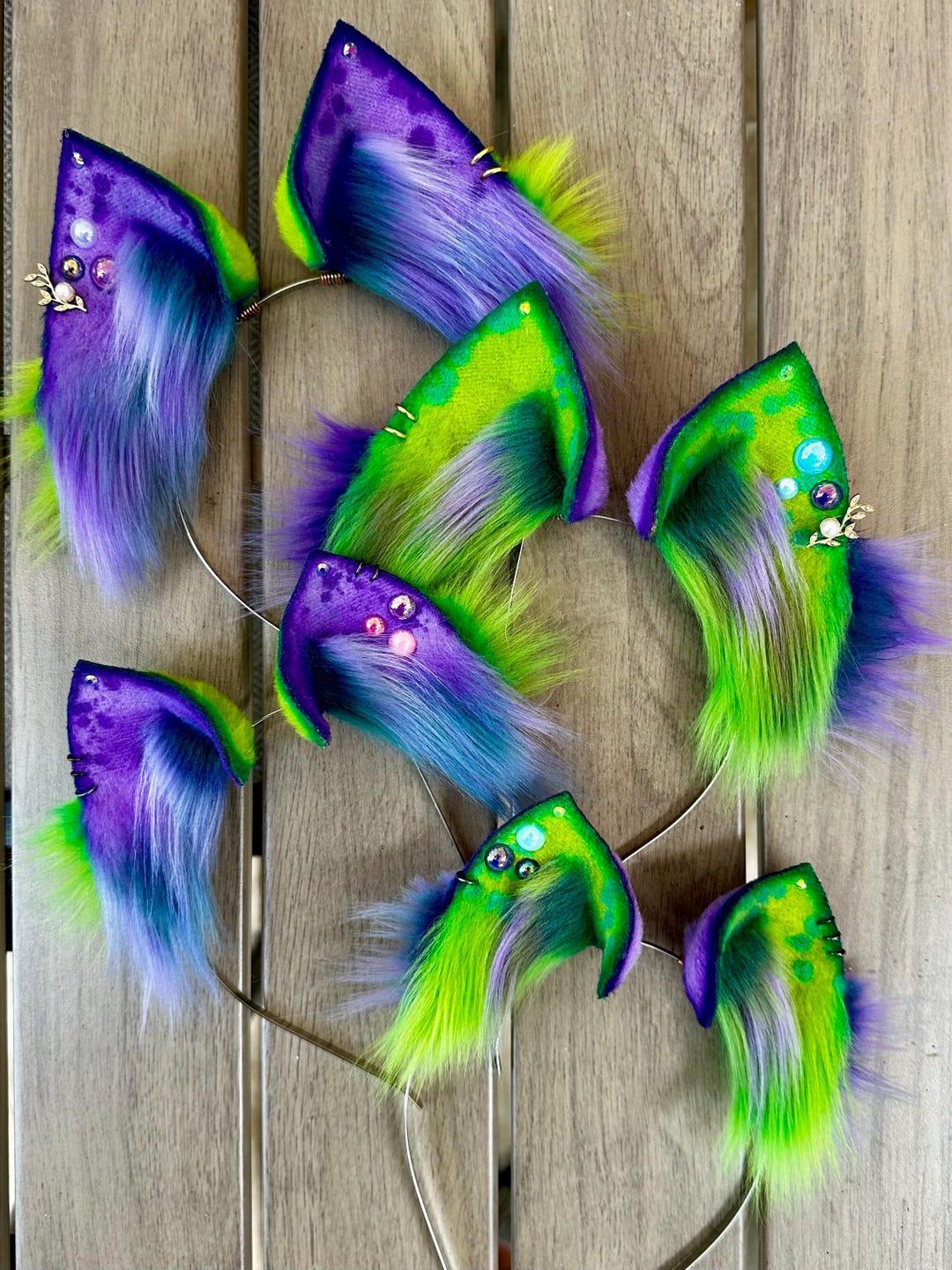 Cosplay Costume Enchanted Tides Faux Fur Kitten Cat Micro Kitten Ears ...