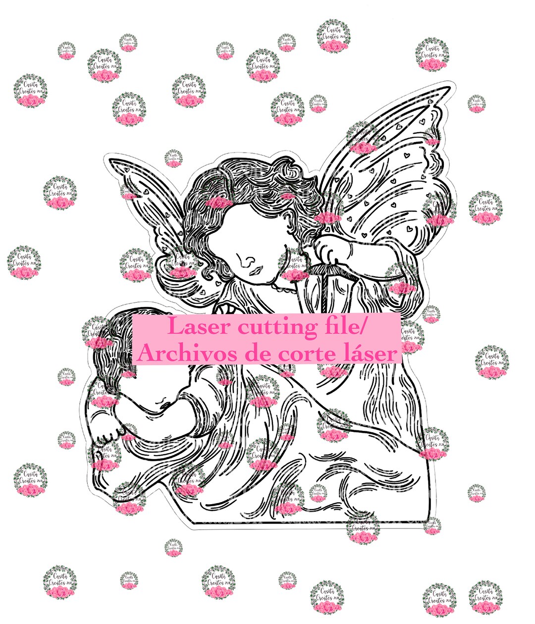 Angelito SVG, Angel SVG, Baby SVG, Angelito, Angel, Angelito Con Bebe ...