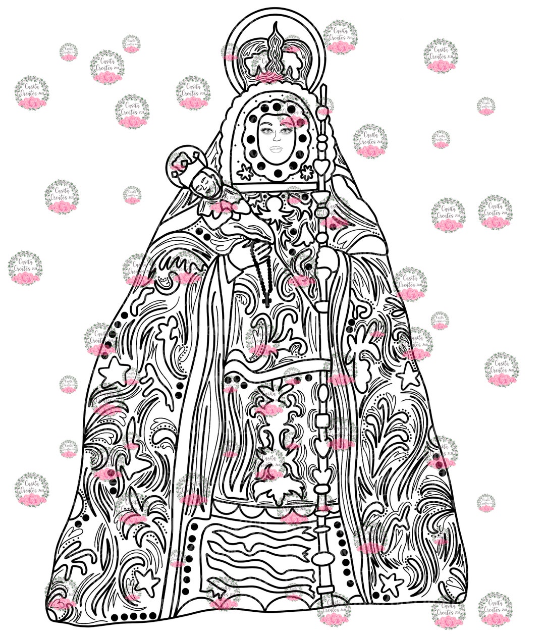 Virgen De La Calendaria PNG, Nuestra Señora De Candelaria, Luz Santa ...