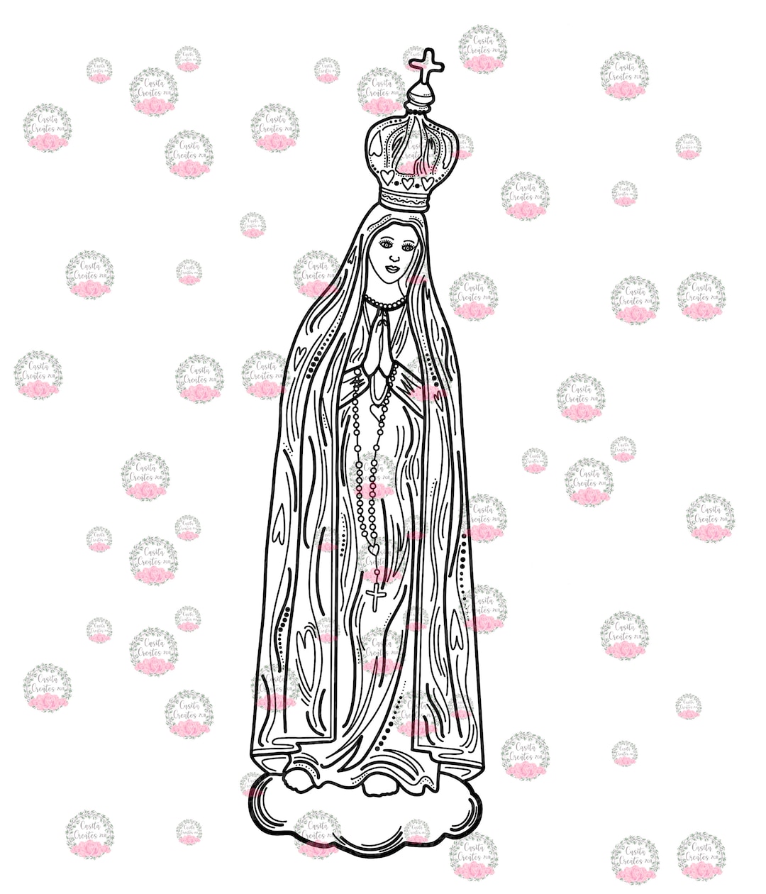 Our Lady of Fatima, Our Lady of Fatima PNG, Nuestra Señora De Fátima ...