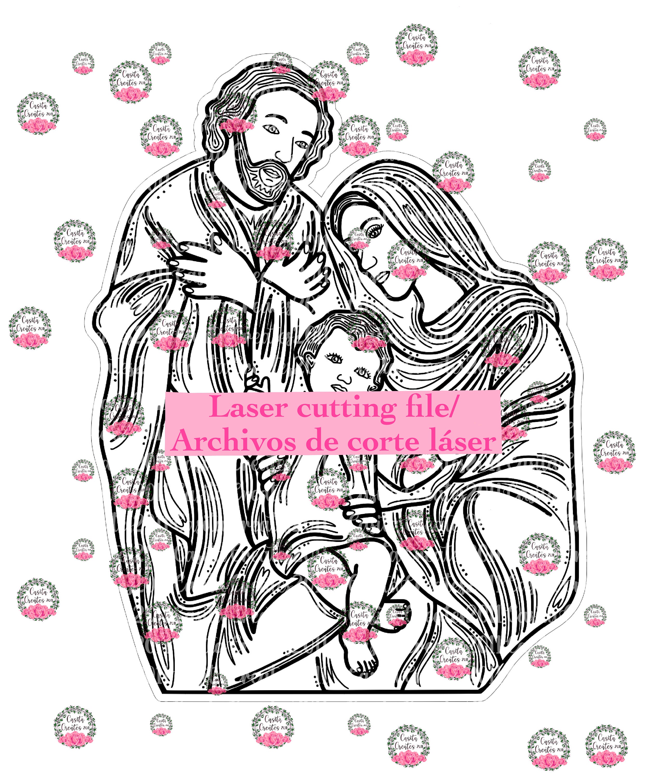 La Sagrada Familia, La Sagrada Familia SVG, the Holy Family, the Holy ...