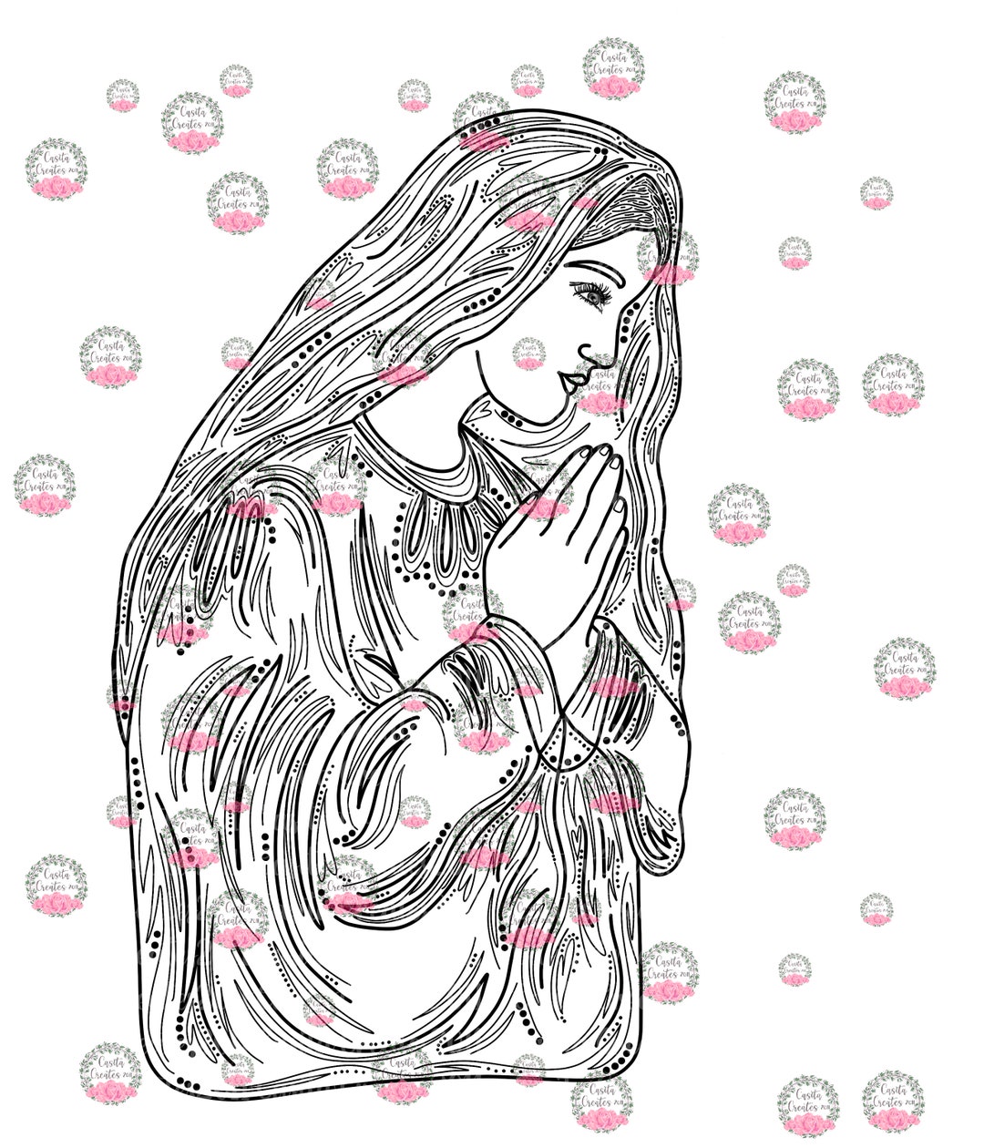 Nurse Prayer PNG, Oración De La Enfermera SVG, Enfermera, Prayer ...