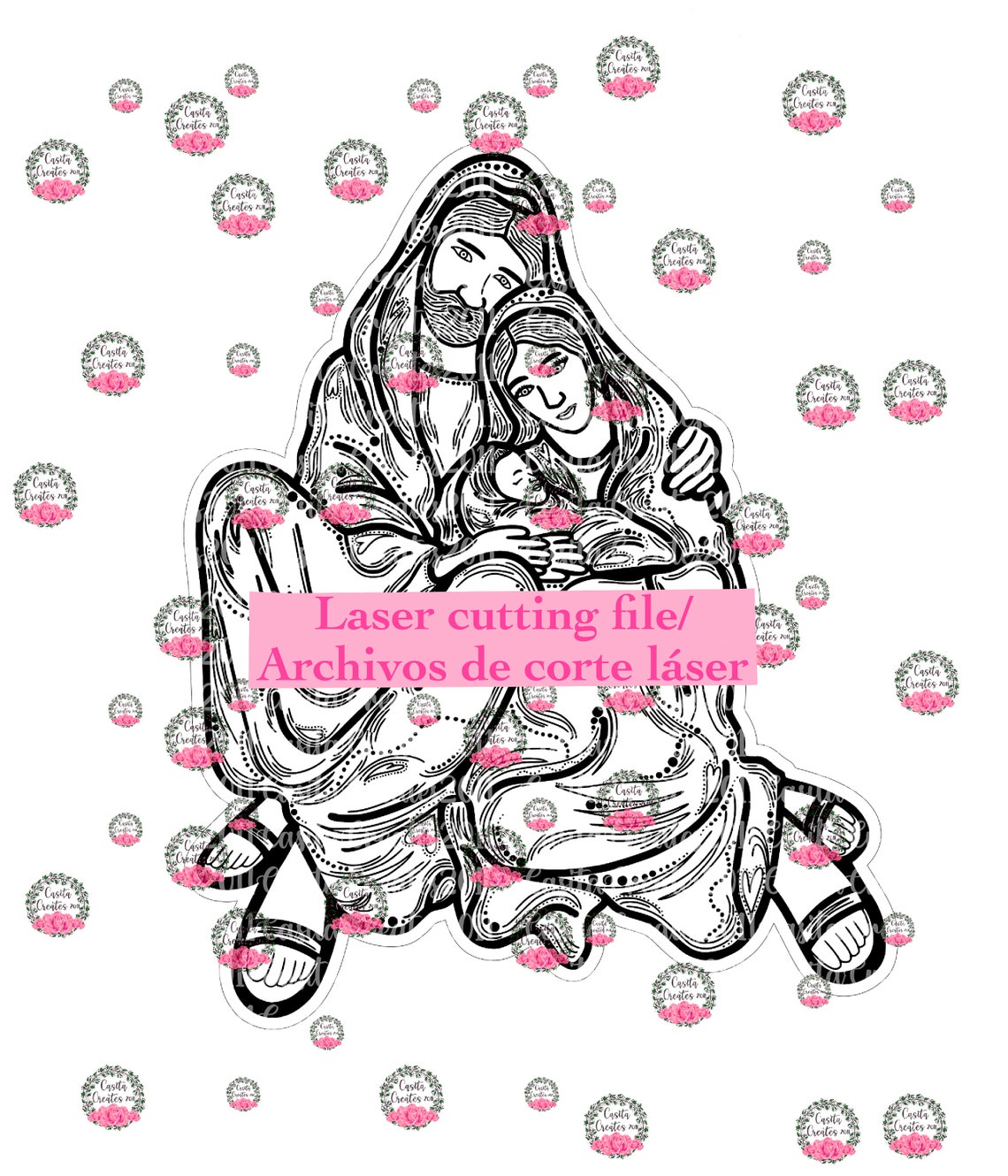 La Sagrada Familia, La Sagrada Familia SVG, the Holy Family, the Holy ...